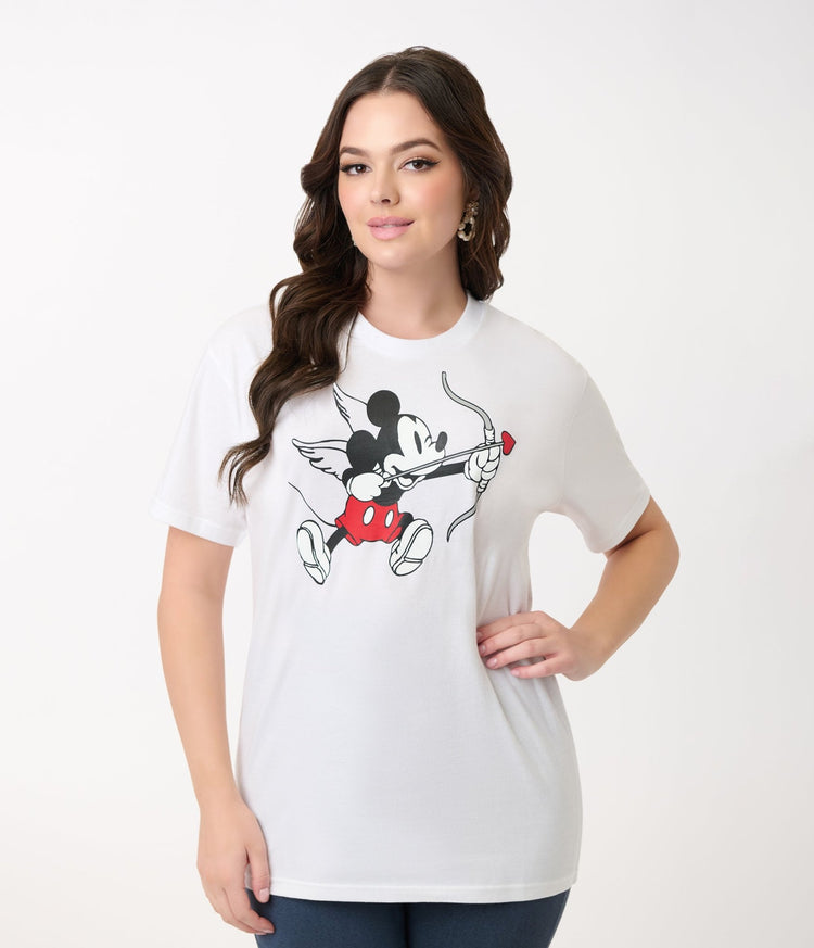 Disney Valentine's Day Collection by Unique Vintage Cupid Mickey Unise