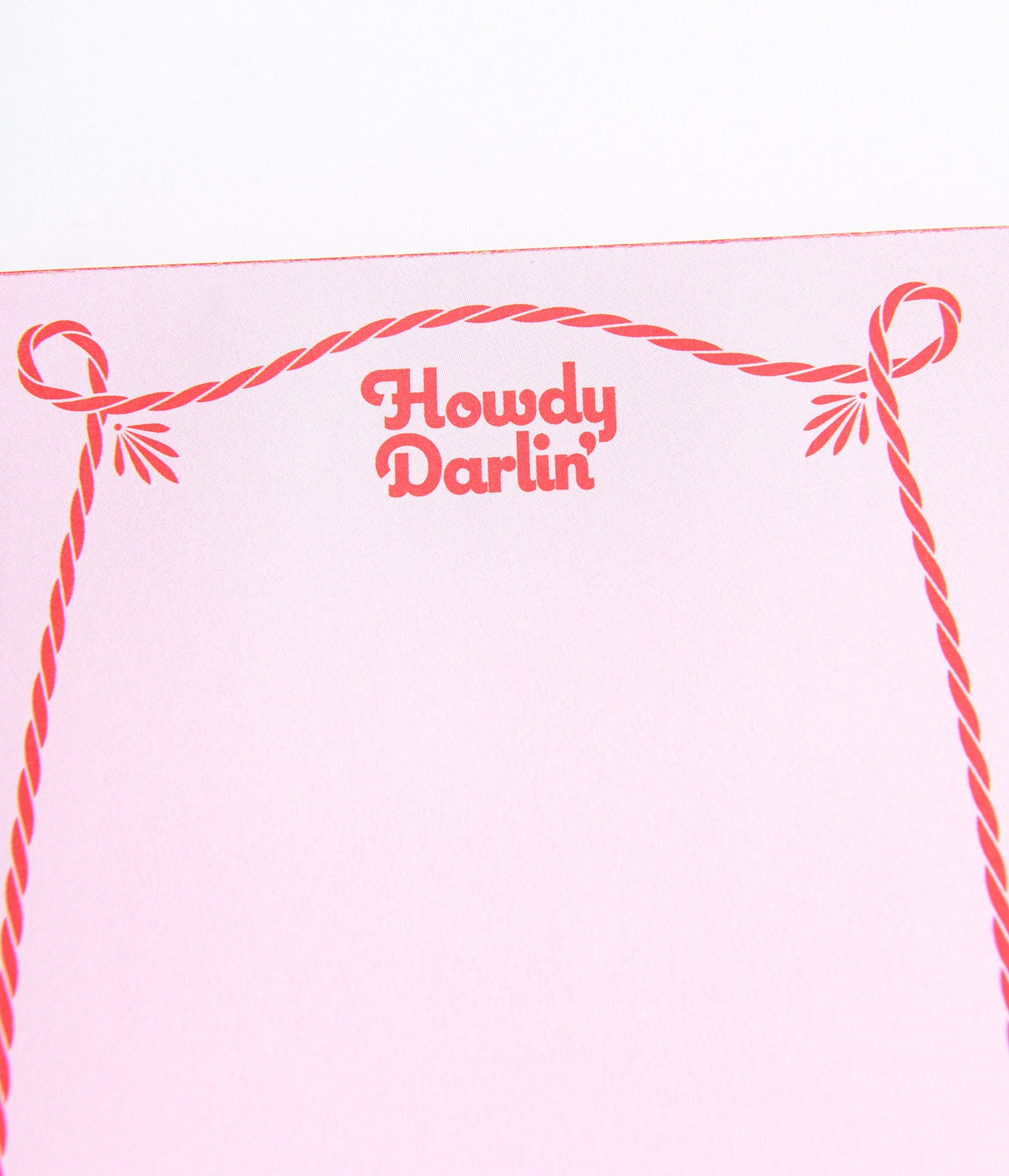 Howdy Darlin Notepad – Unique Vintage