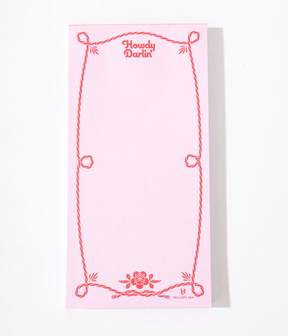 Howdy Darlin Notepad – Unique Vintage