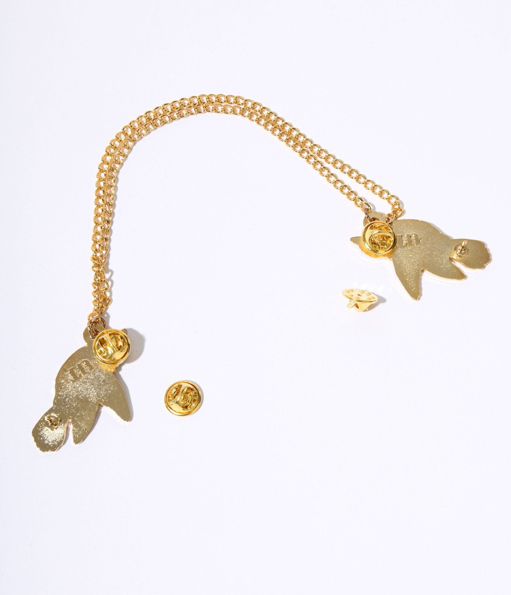 Love Birds Collar Enamel Pin Set – Unique Vintage